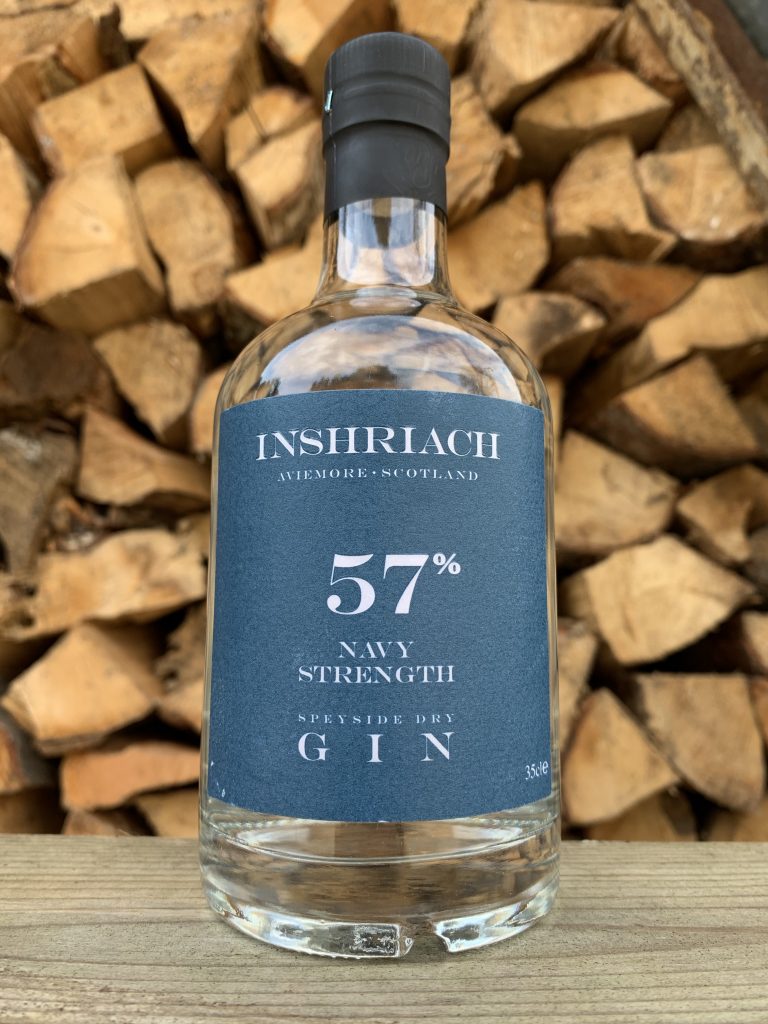 Inshriach 57% Navy Strength Gin (35cl) - Speyside Dry Gin from the ...